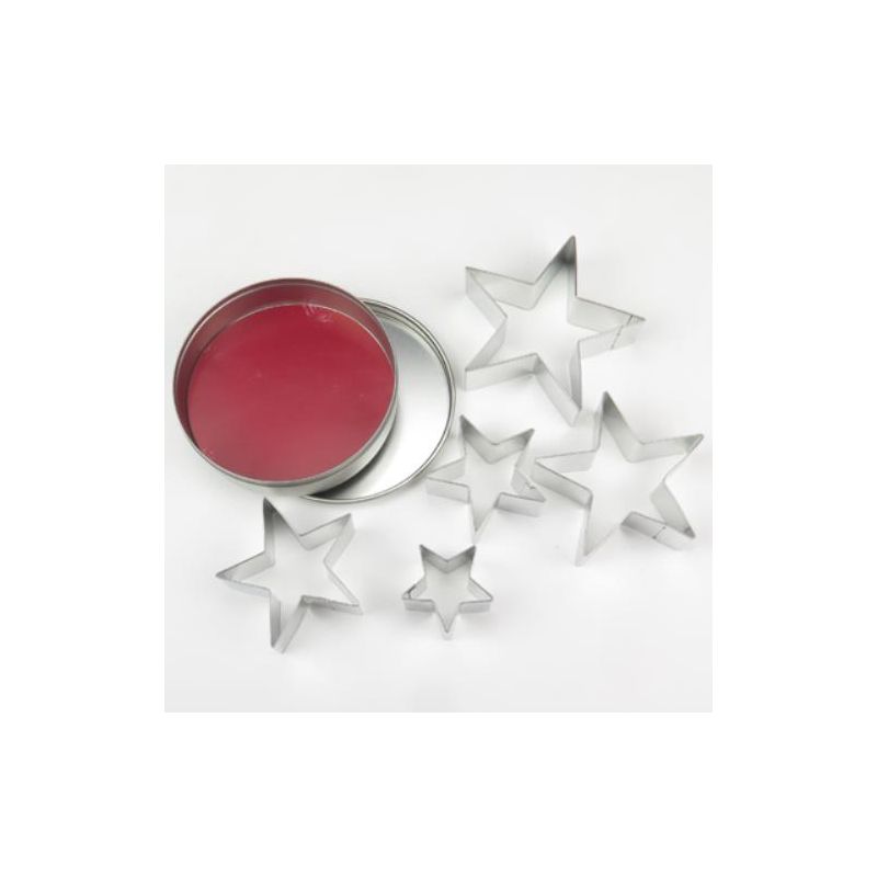 Cutter Set/Tin - STARS | Bailey Ceramic Supply